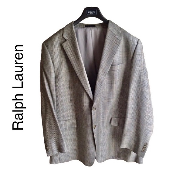 Ralph Lauren | Suits & Blazers | Mens Jacket Sport Coat Chaps Ralph Lauren Wool Blazer 48l ...